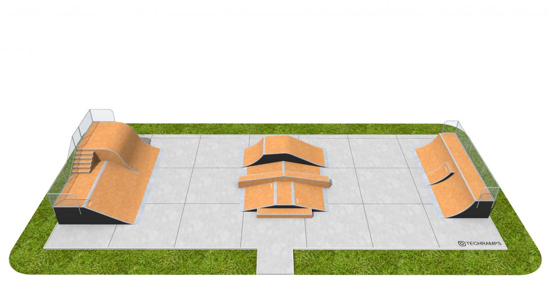 Sample Skatepark PSM12 - Exemplary Skateparks - Building skatepark and ...