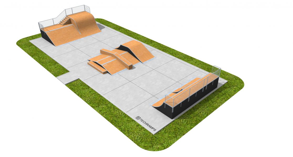 Sample Skatepark PSM12 - Exemplary Skateparks - Building skatepark and ...