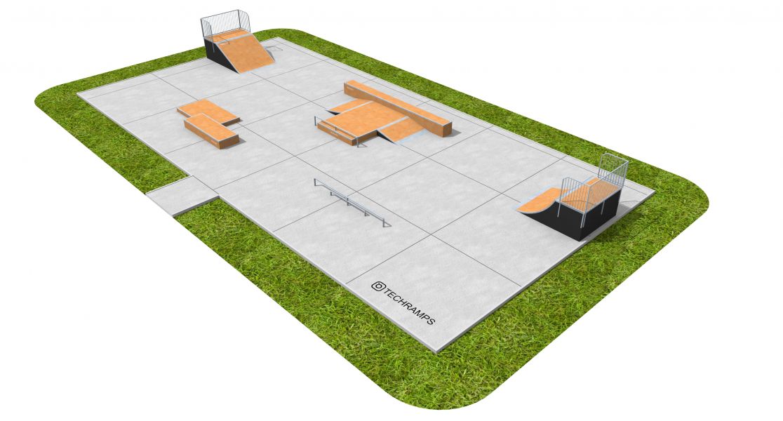 Sample Skatepark PSM06 - Exemplary Skateparks - Building skatepark and ...